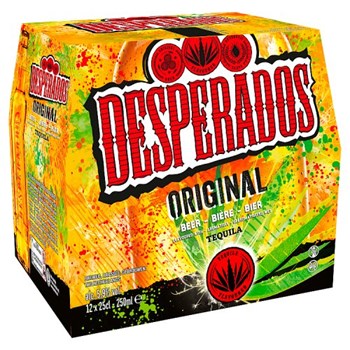 Desperados Tequila Flavoured Beer 12X250ml | Beelivery | Same Day ...